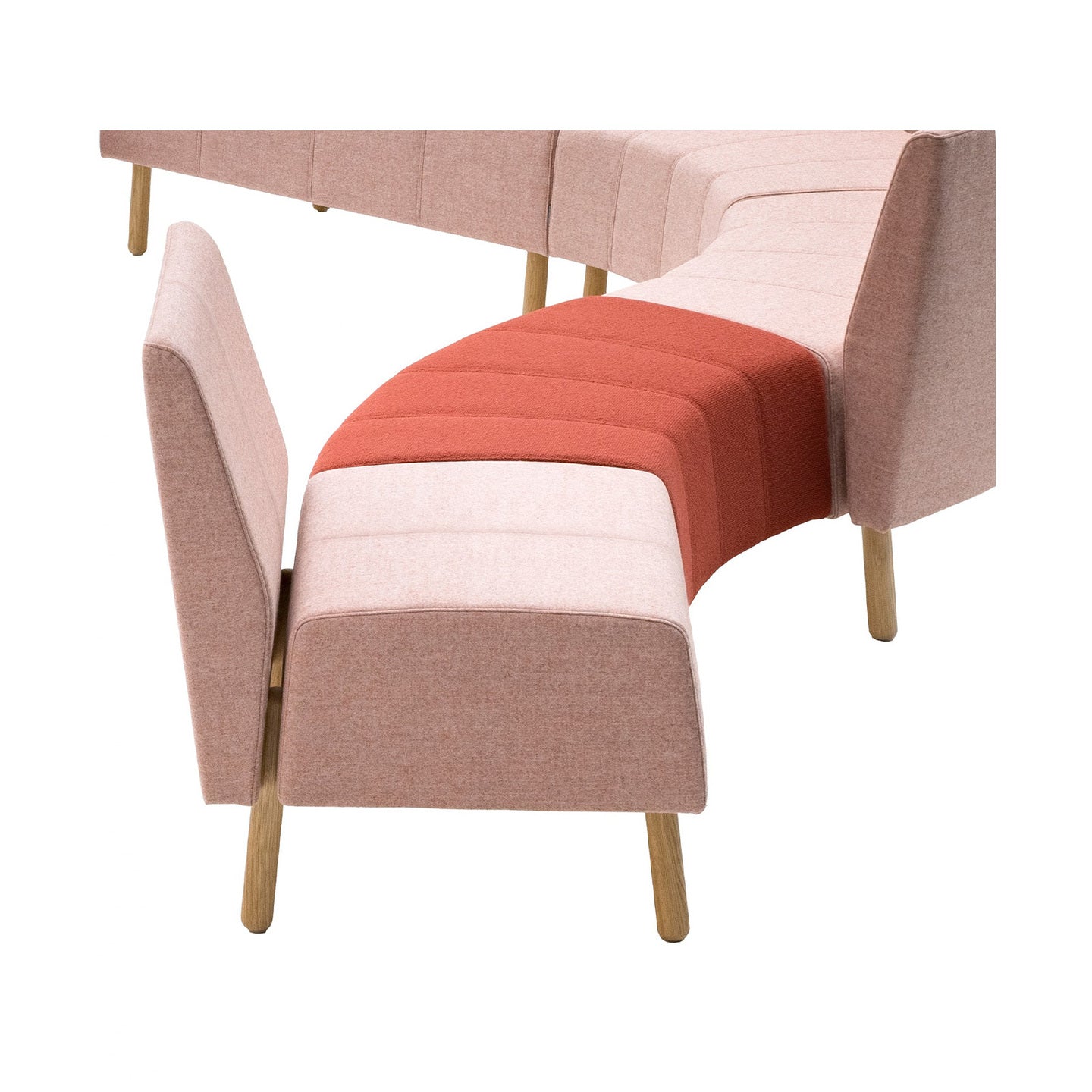 Timeout benk utvendig bue 45° | Helland Møbler